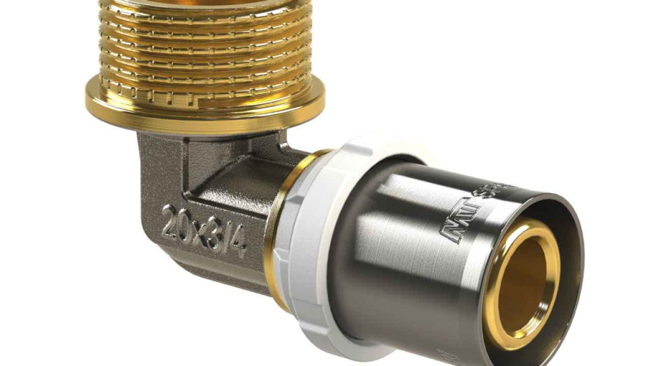 Pers knie buitendraad 1''x32mm - Toppex